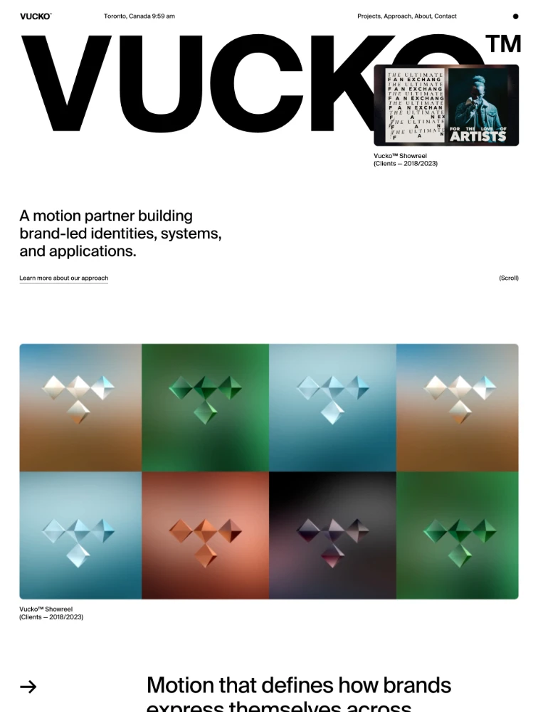 Vucko website design - Lapa Ninja