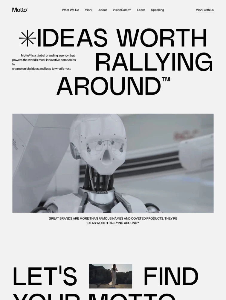 Motto website design - Lapa Ninja