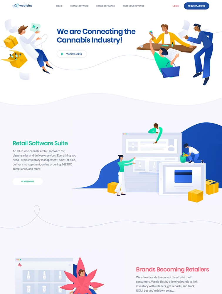 WebJoint website design - Lapa Ninja