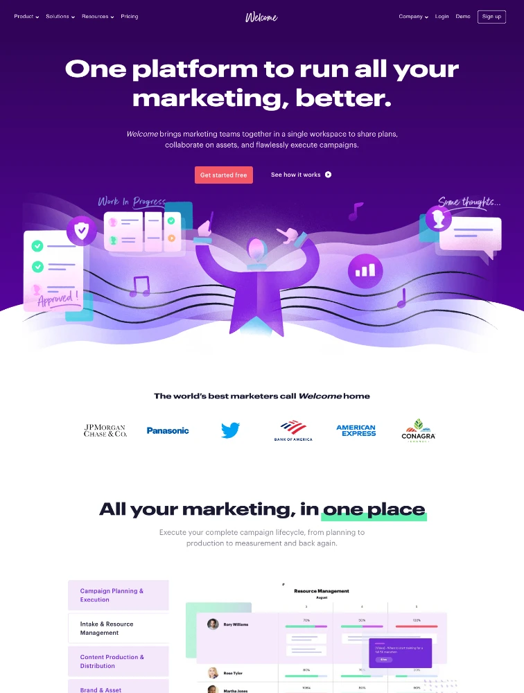 Welcome Software website design - Lapa Ninja