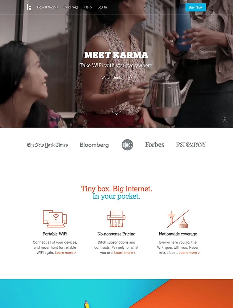 Karma - Website Showcase | Lapa Ninja
