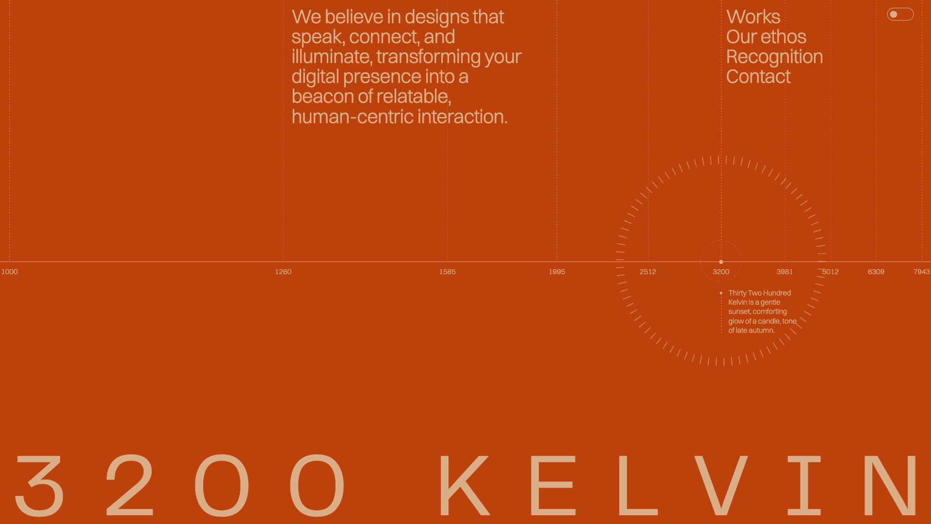 3200 Kelvin - Landing Page Design | Lapa Ninja