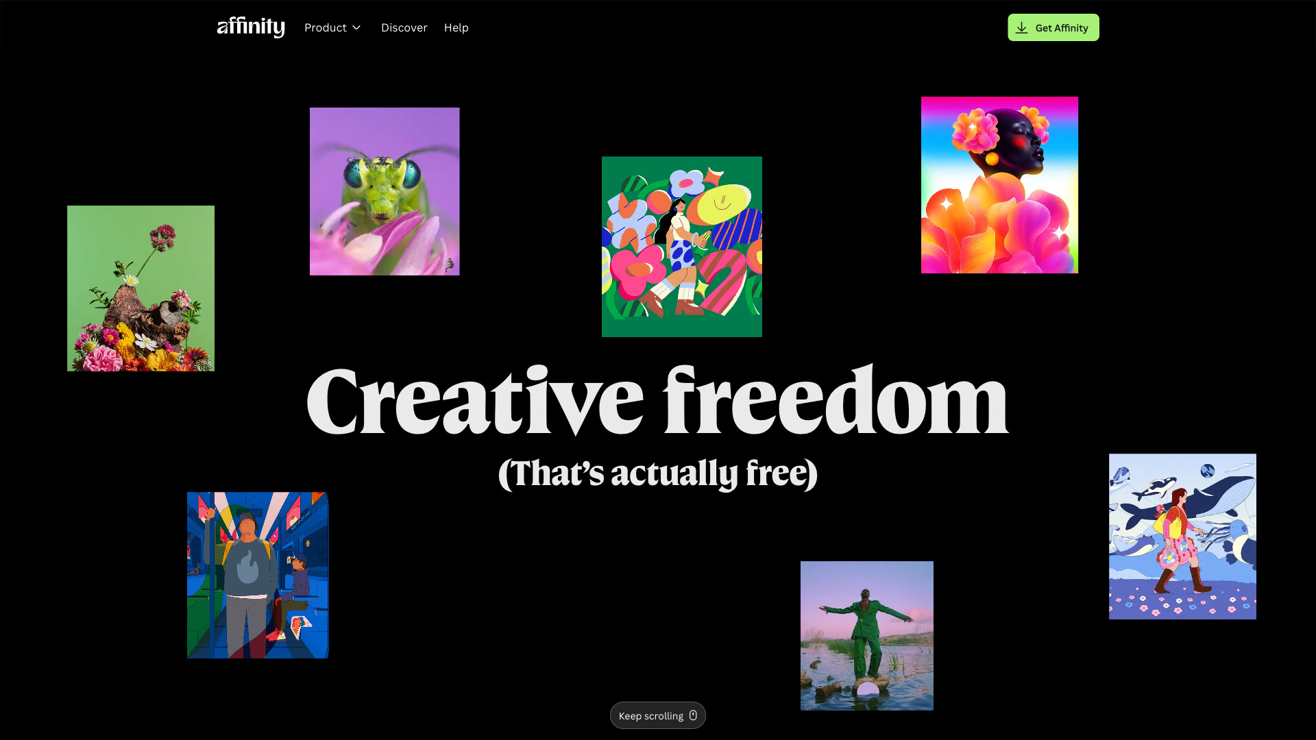 Affinity - Landing Page Design | Lapa Ninja