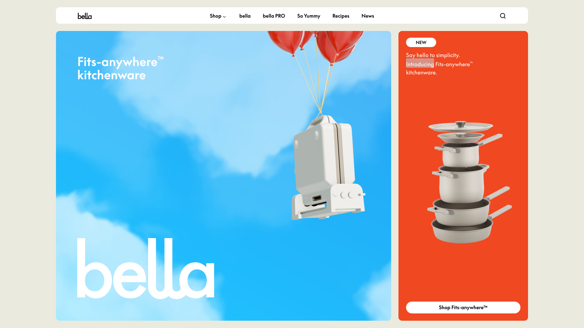 bella website design - Lapa Ninja