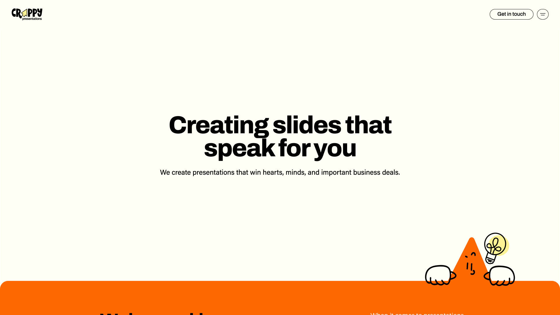 Crappy Presentation - Landing Page Design | Lapa Ninja