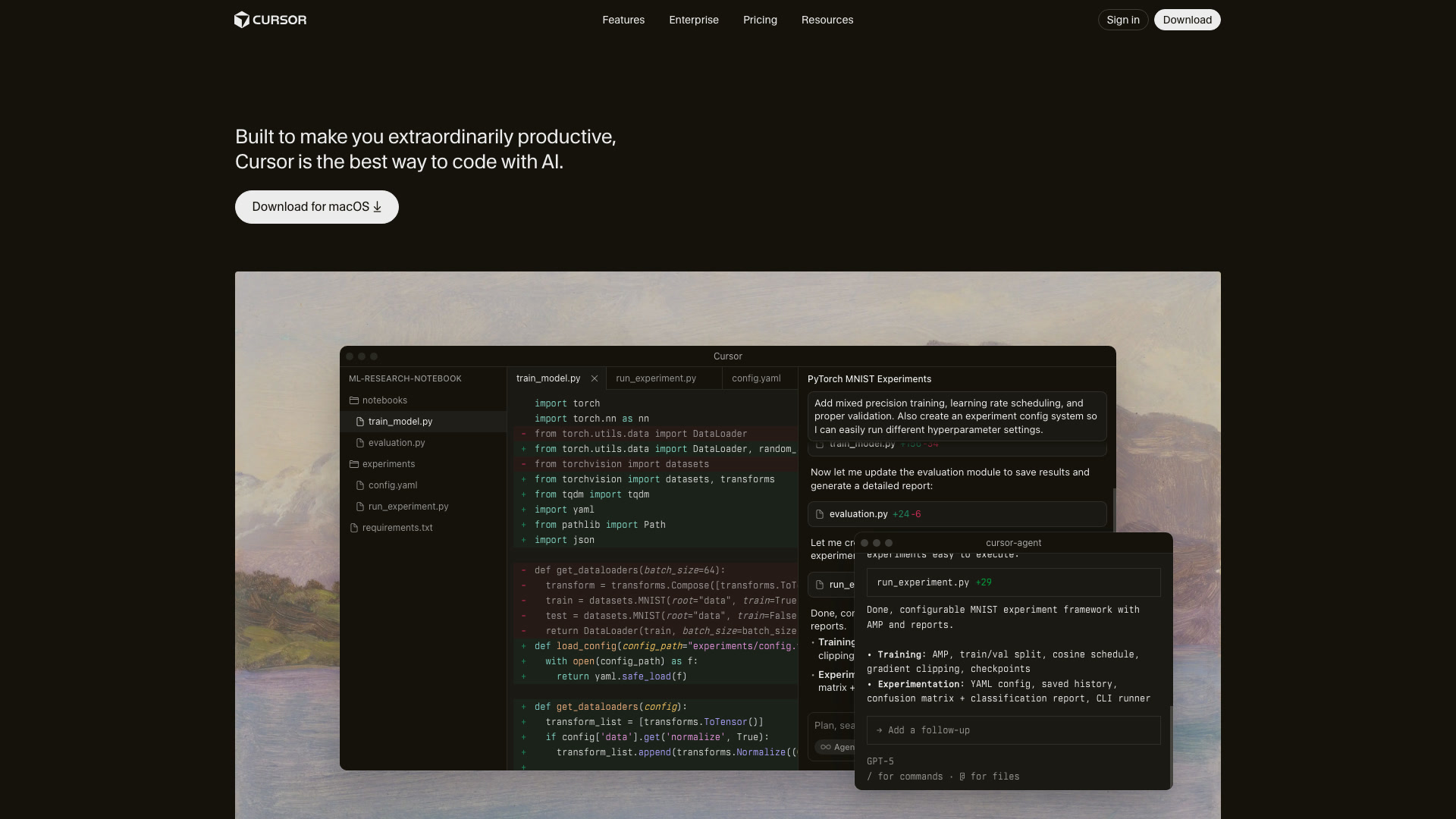 Cursor - Landing Page Design | Lapa Ninja