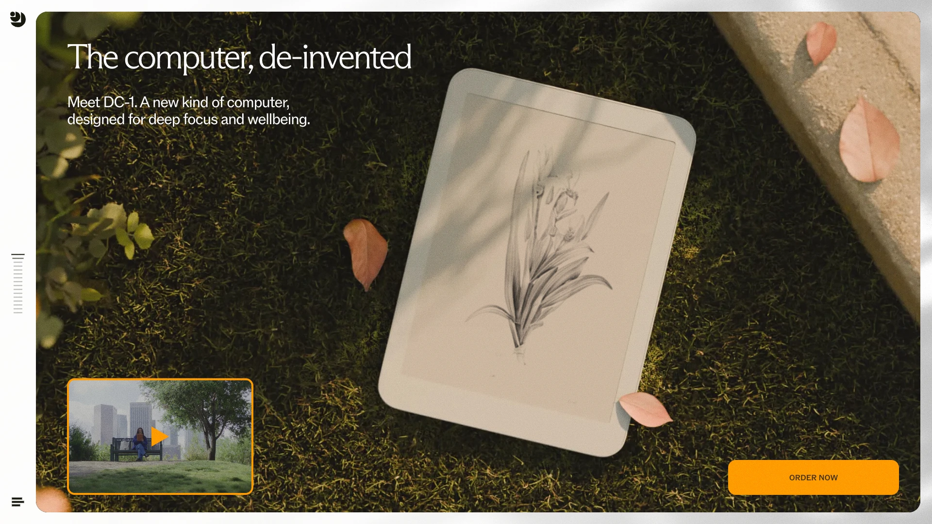 Daylight Computer website design - Lapa Ninja