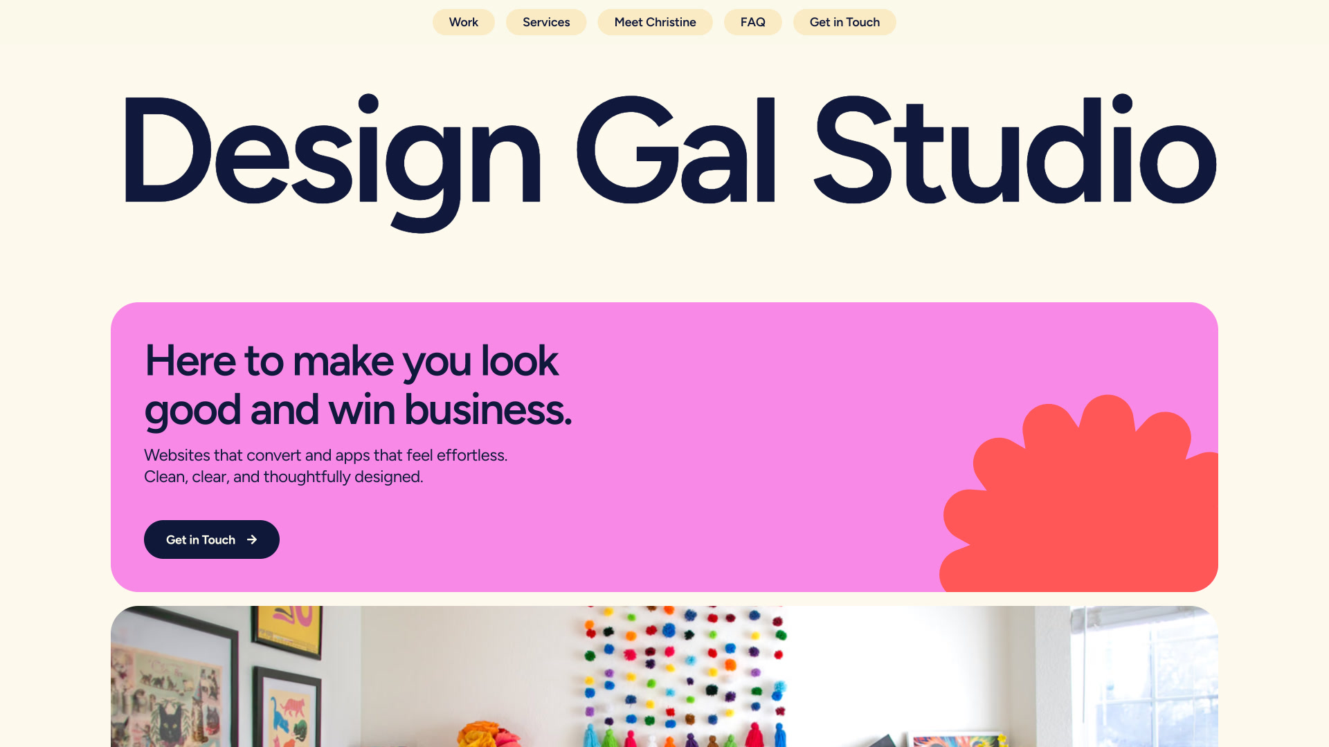 Designgal Studio - Landing Page Design | Lapa Ninja