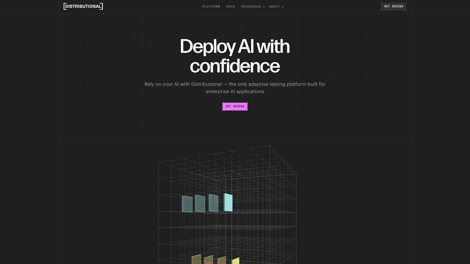 Distributional - Landing Page Design | Lapa Ninja