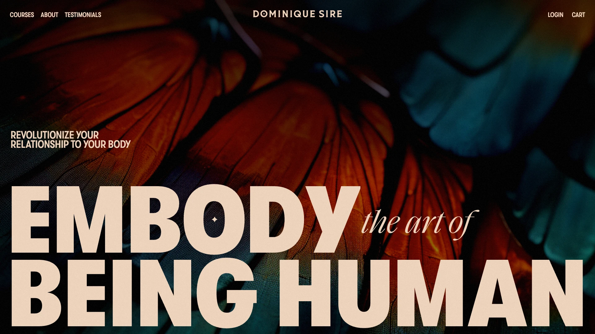 Dominique Sire - Landing Page Design | Lapa Ninja