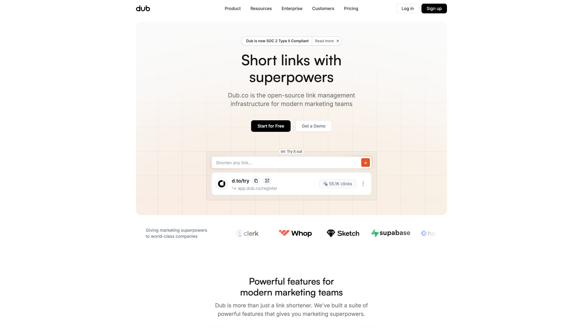 Dub.co - Landing Page Design | Lapa Ninja