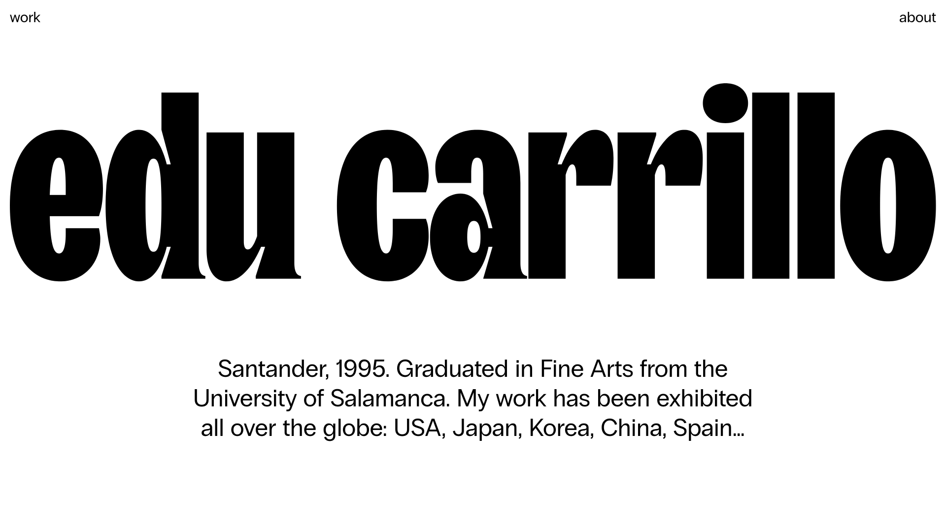 Edu Carrillo - Website Showcase | Lapa Ninja