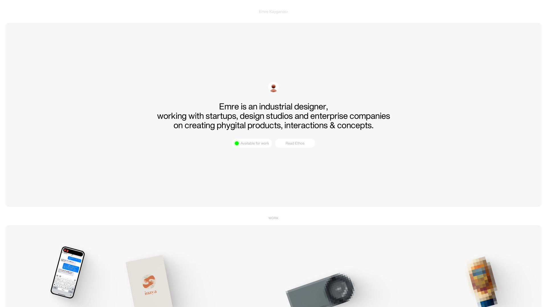 Emre Kayganaci - Website Showcase | Lapa Ninja