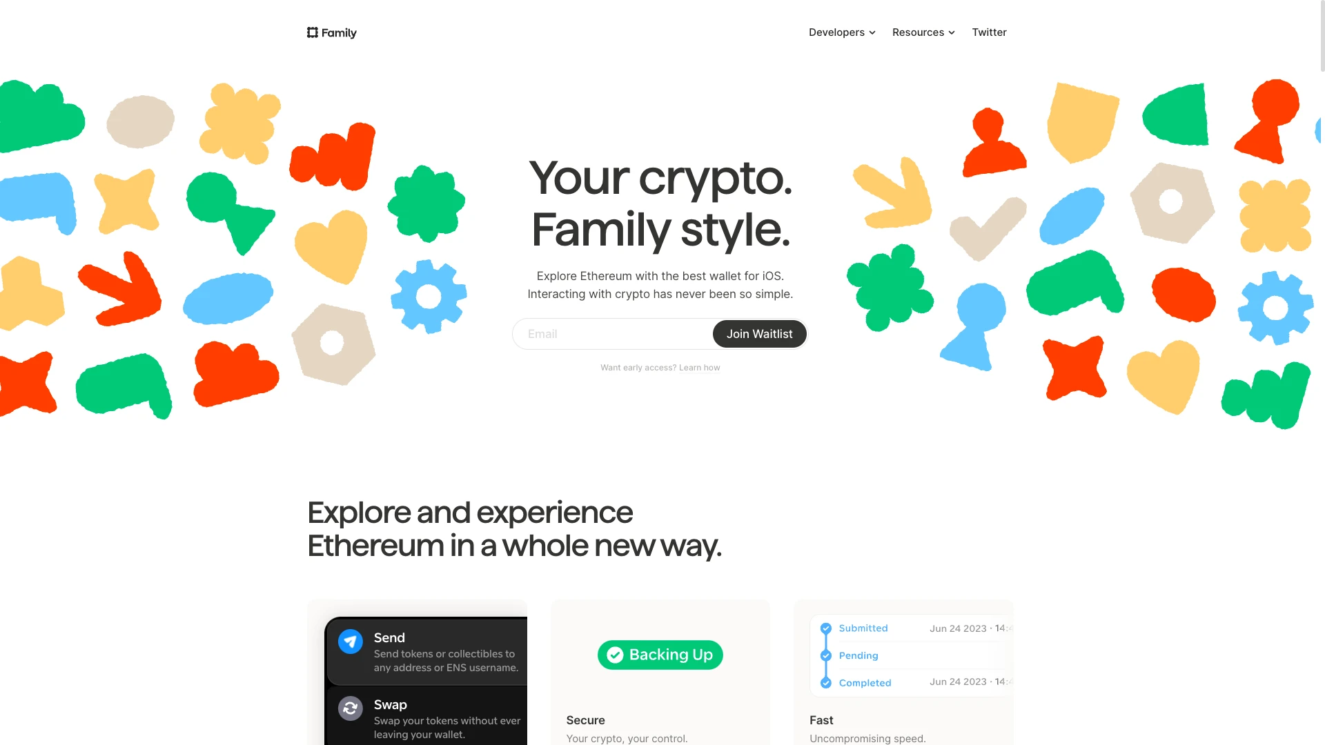 Family - Landing Page Design | Lapa Ninja