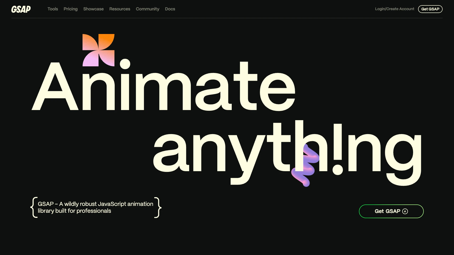 GSAP - Landing Page Design | Lapa Ninja