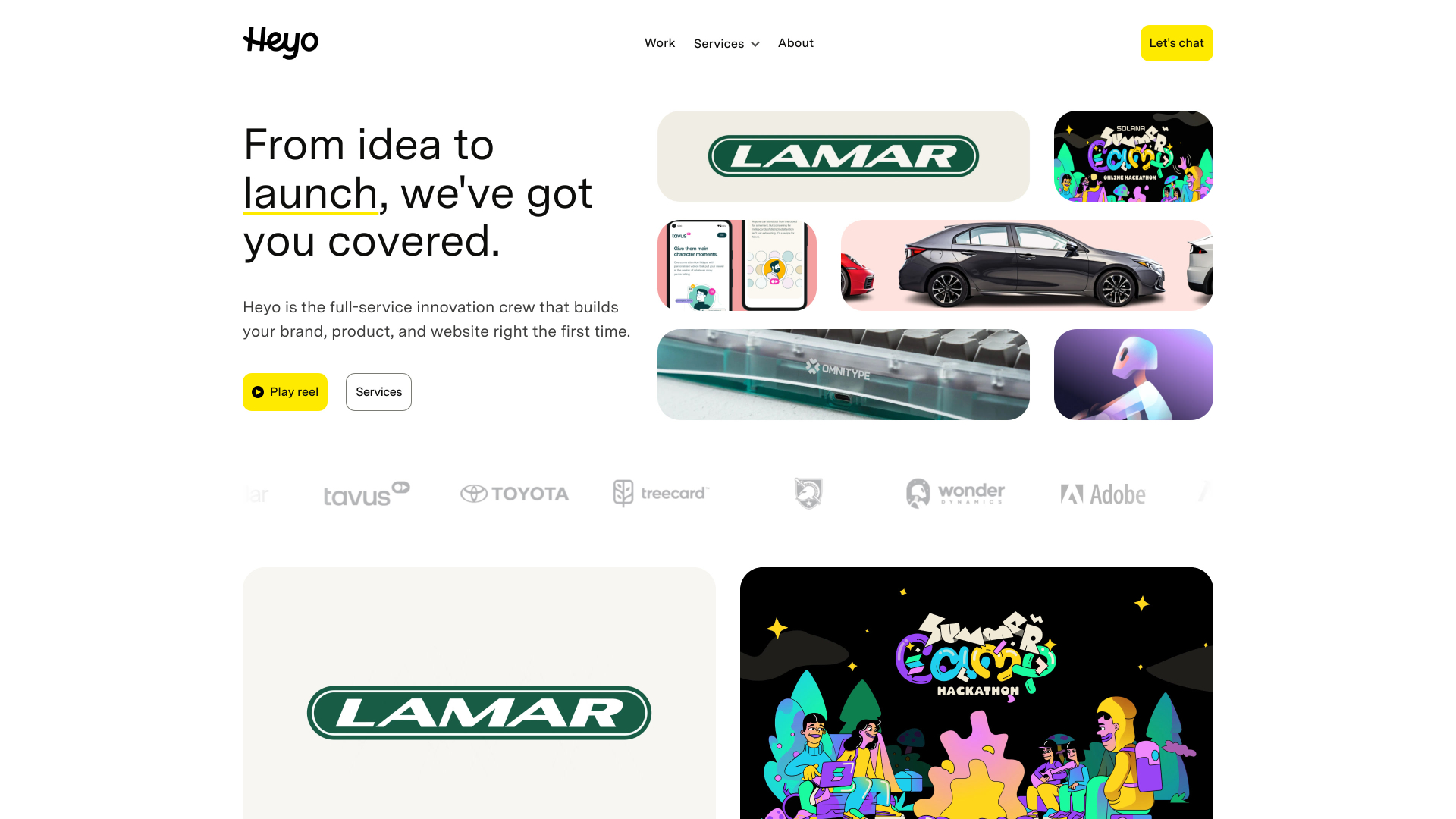 Heyo - Landing Page Design | Lapa Ninja