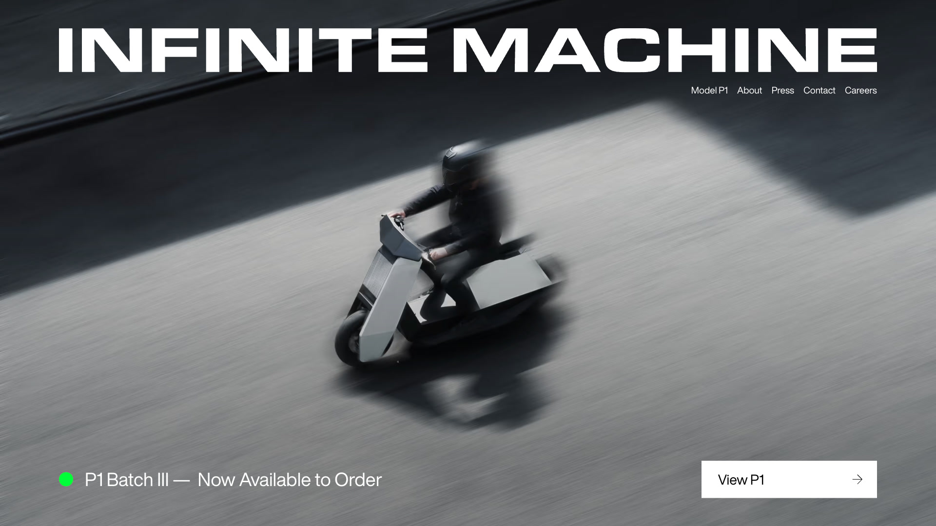 Infinite Machine - Landing Page Design | Lapa Ninja