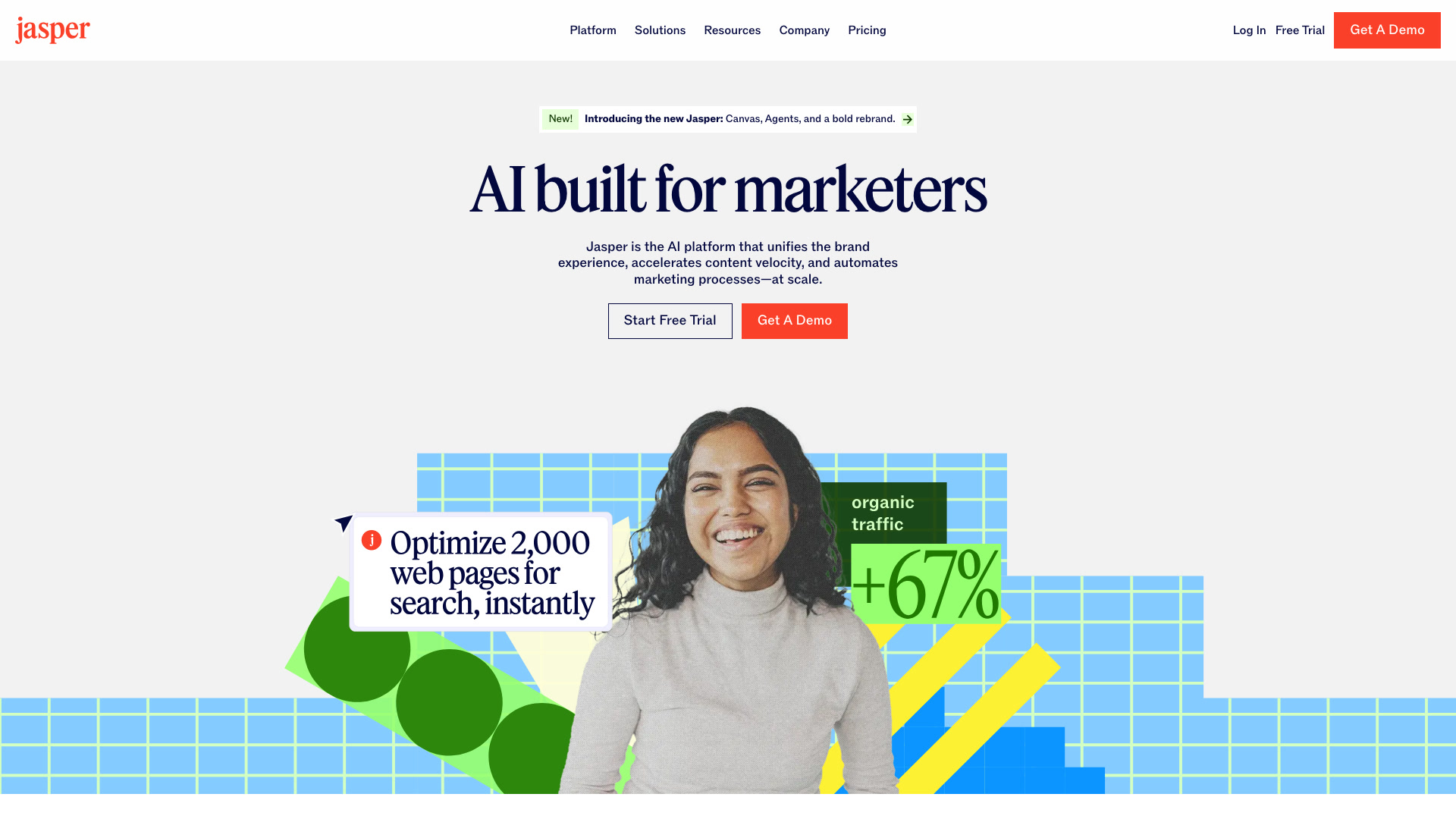 Jasper - Landing Page Design | Lapa Ninja