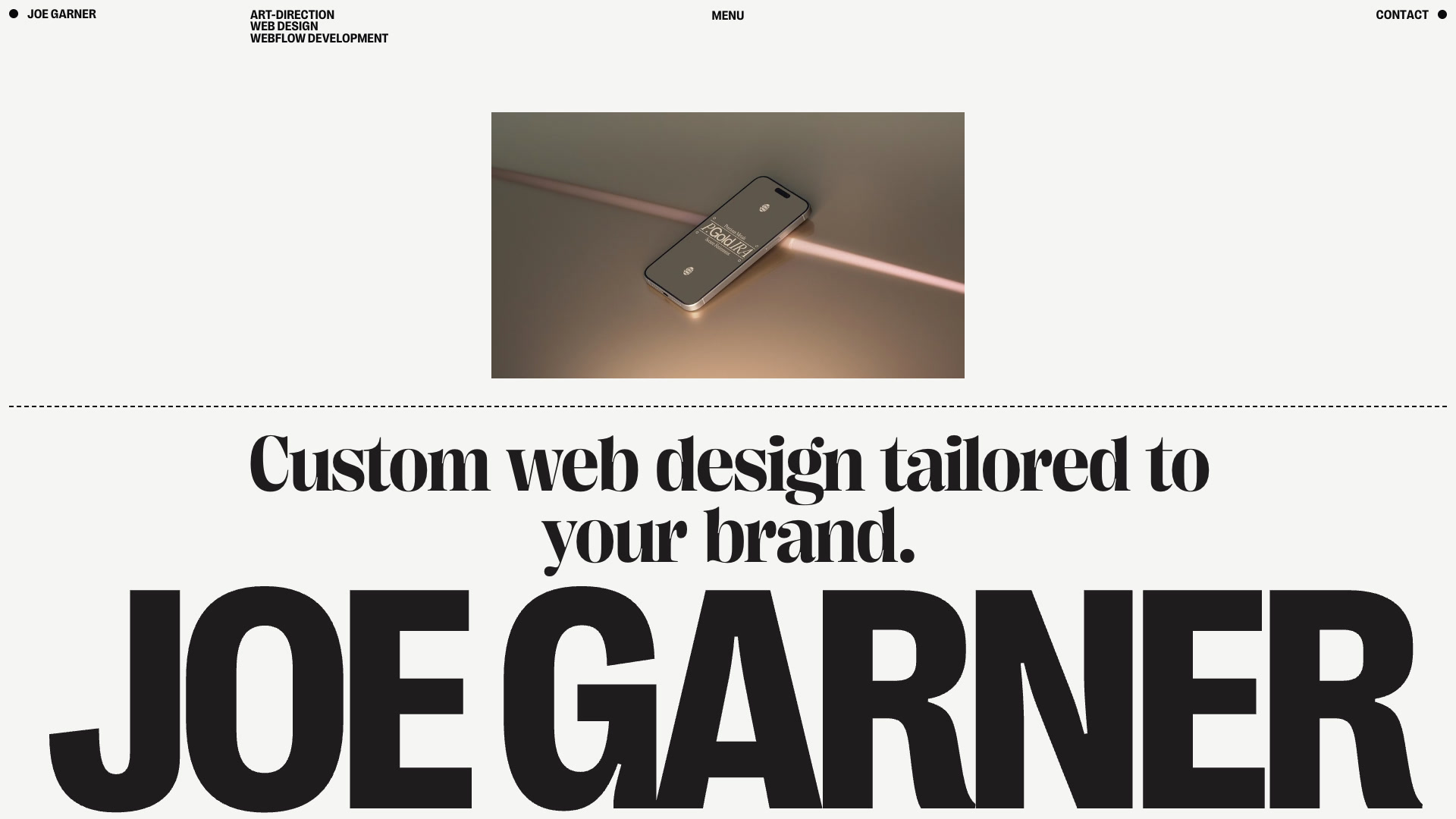 Joe Garner - Landing Page Design | Lapa Ninja