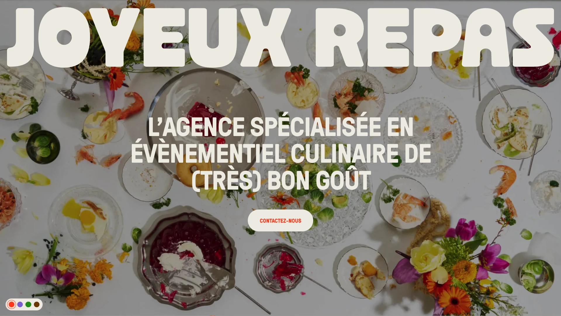 Joyeux Repas - Landing Page Design | Lapa Ninja