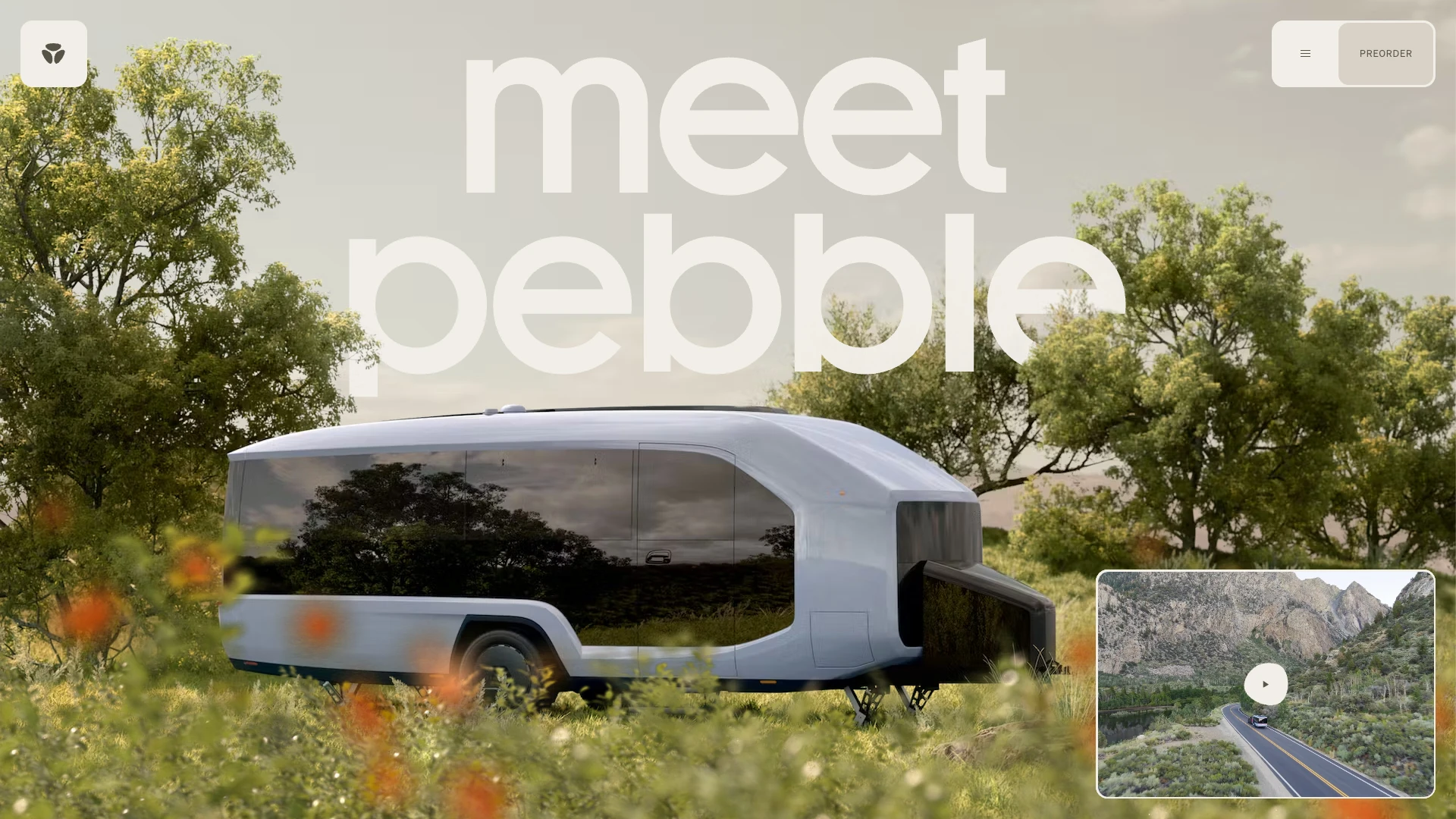 Pebble website design - Lapa Ninja