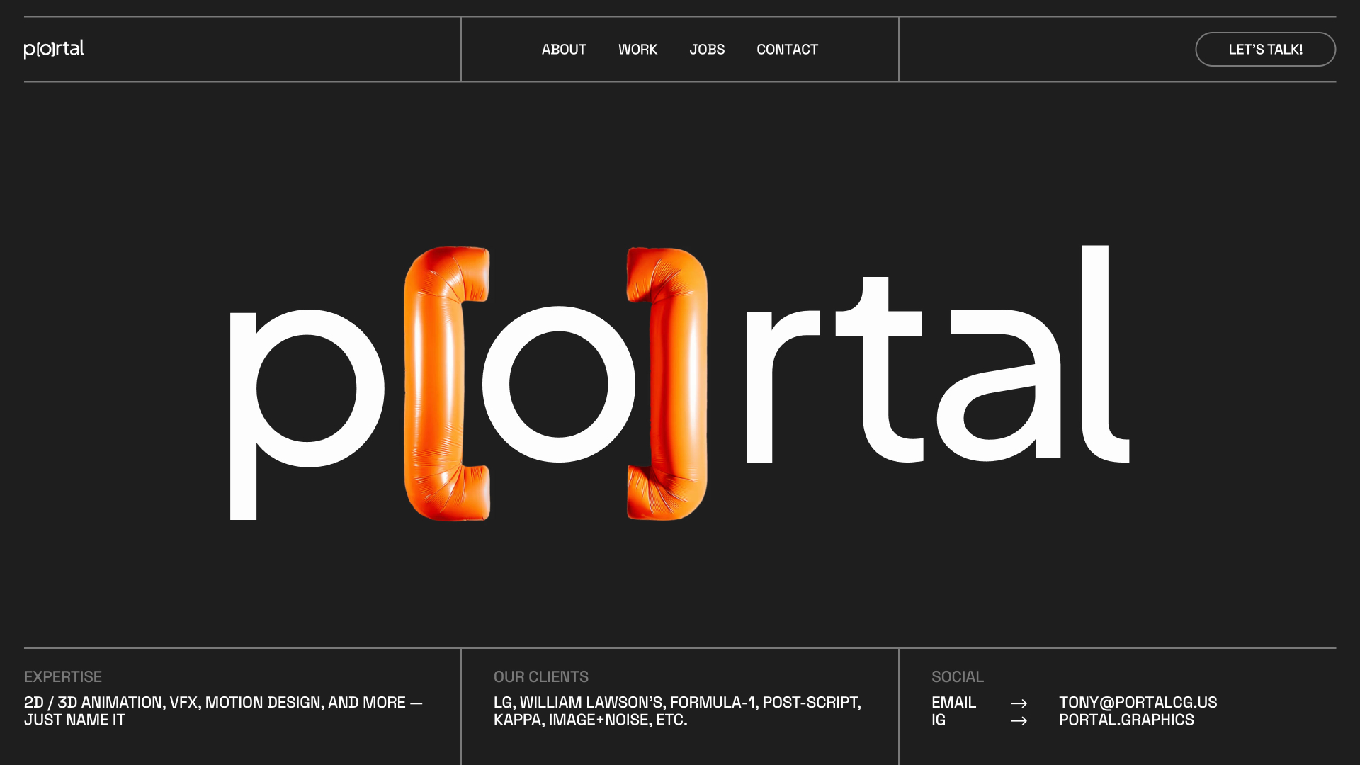 Portal - Landing Page Design | Lapa Ninja