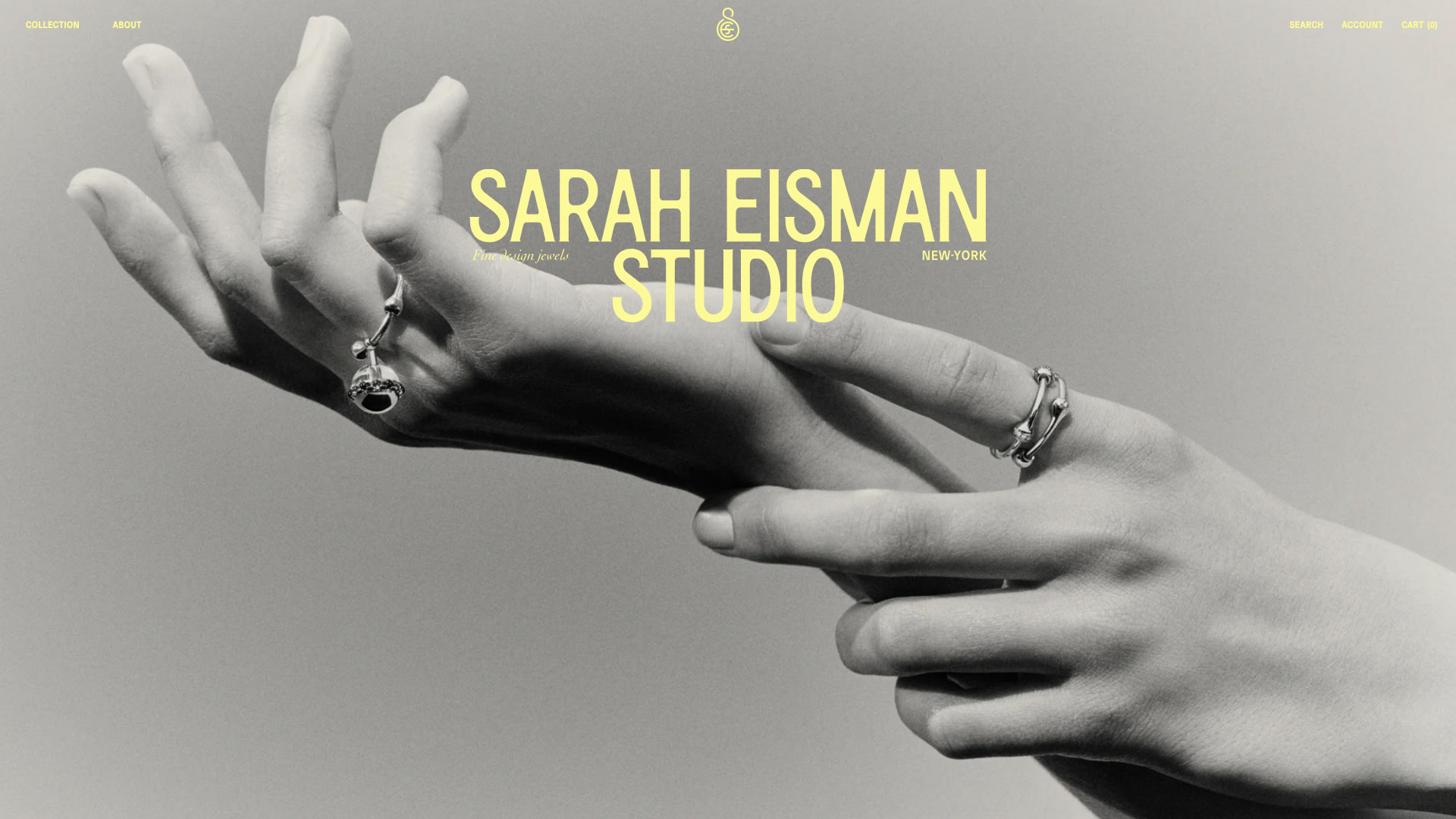 Sarah Eisman Studio - Landing Page Design | Lapa Ninja