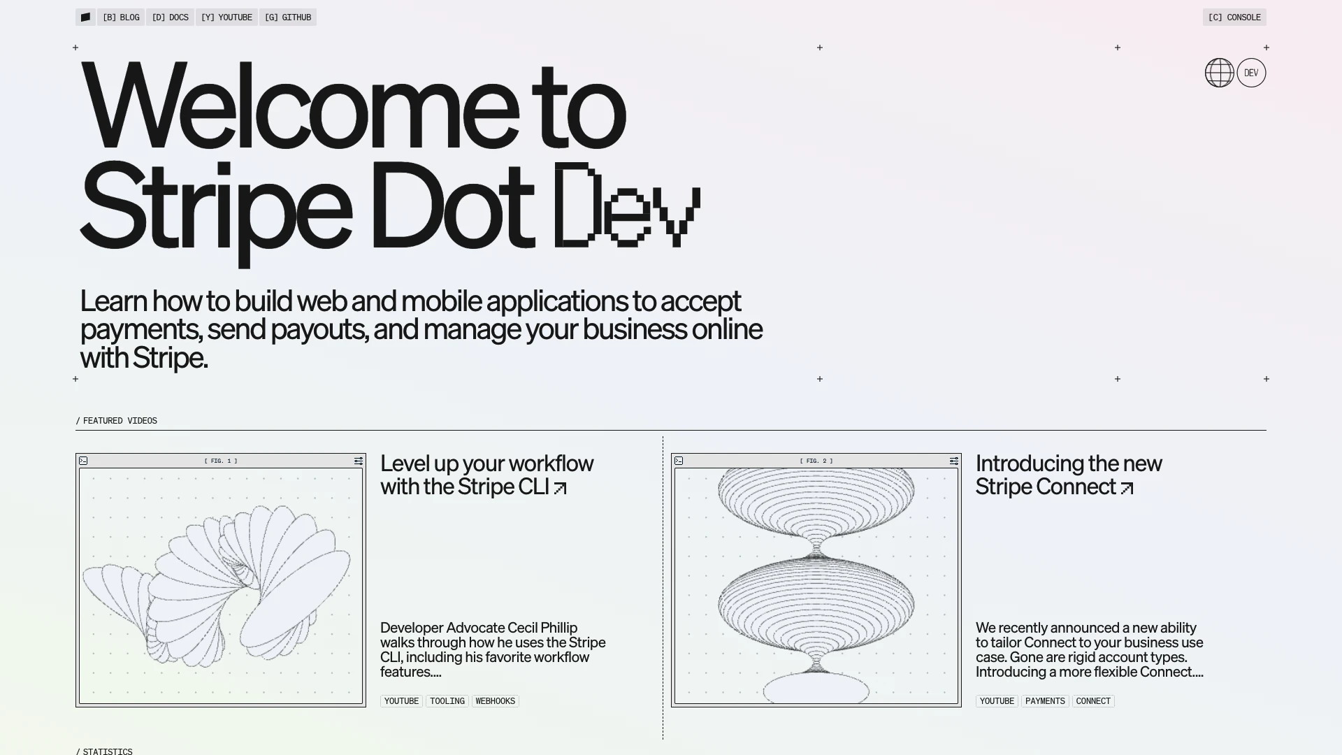Stripe Dot Dev - Landing Page Design | Lapa Ninja