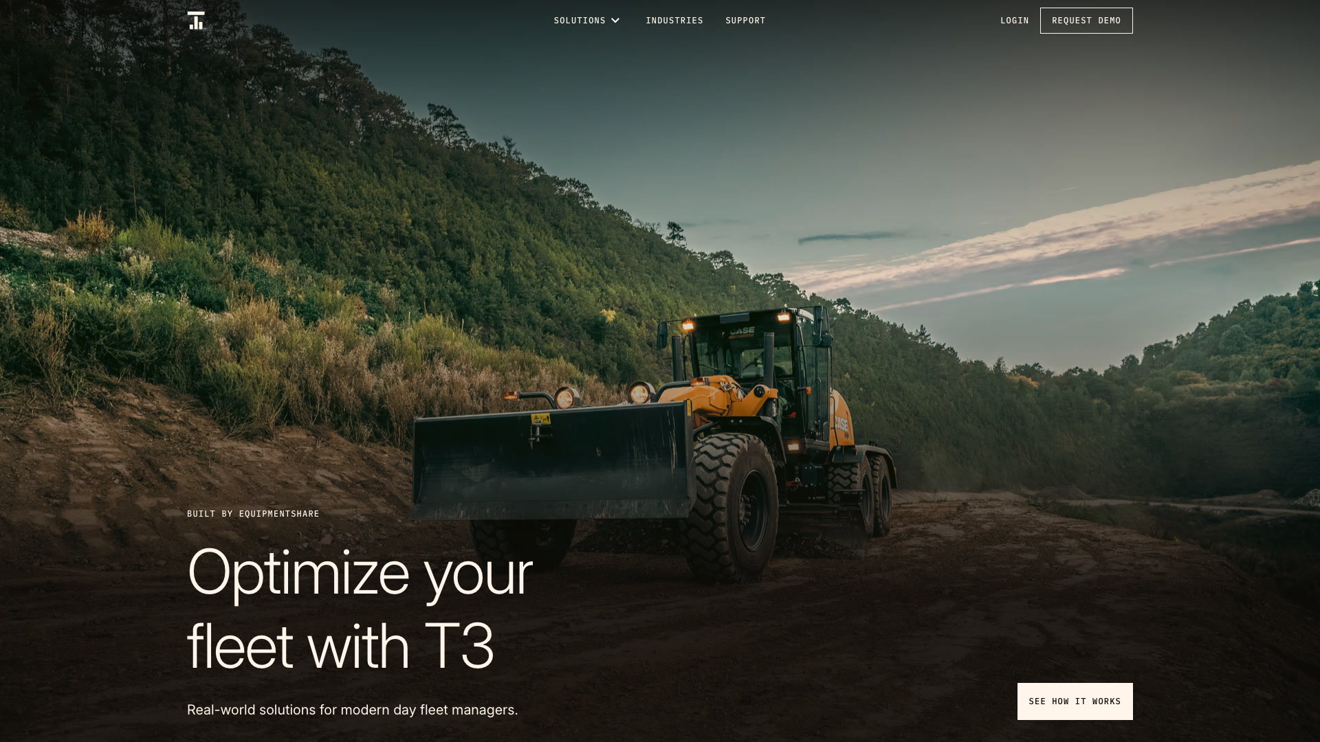 T3 by EquipmentShare - Landing Page Design | Lapa Ninja