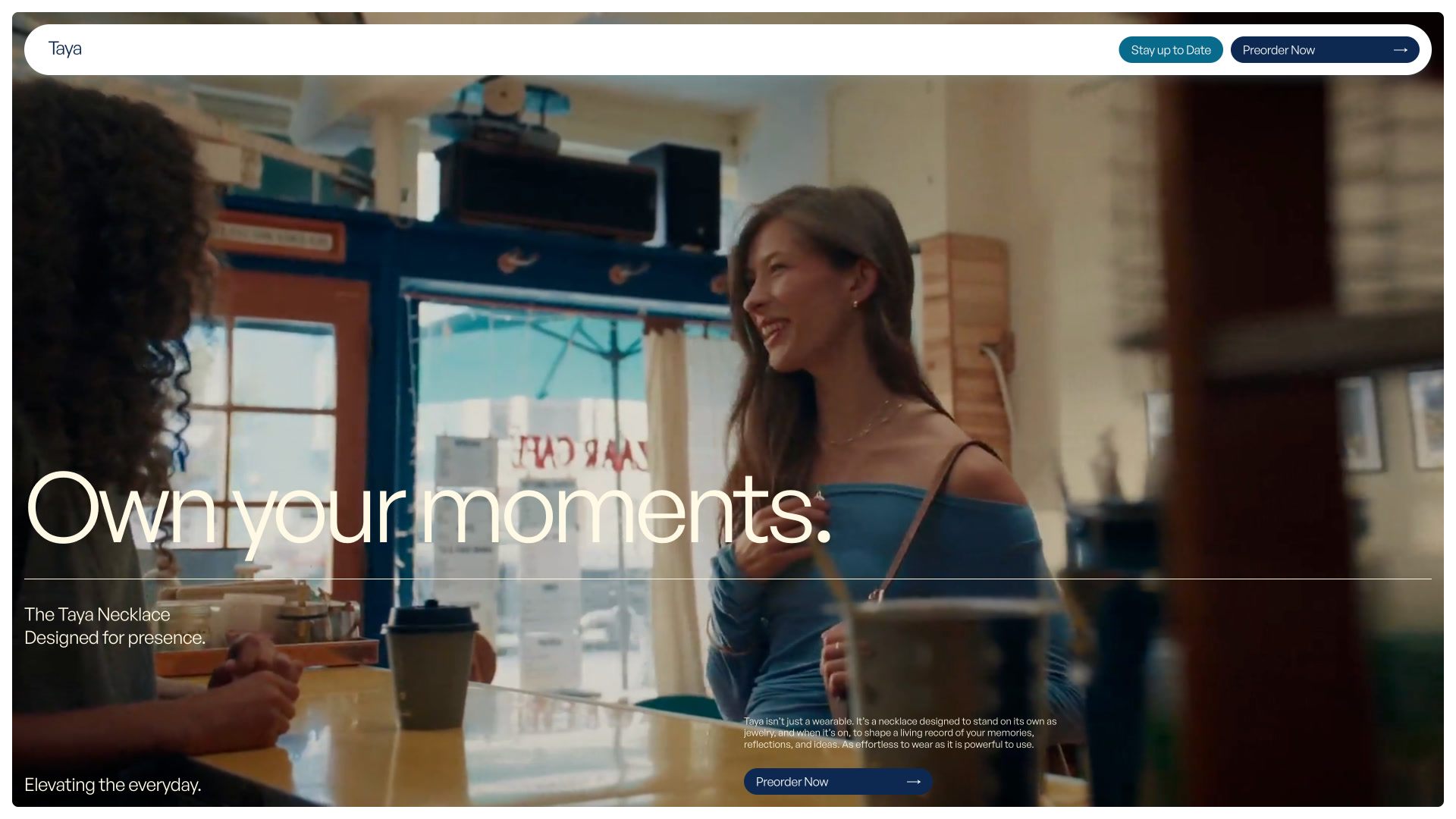 Taya - Landing Page Design | Lapa Ninja