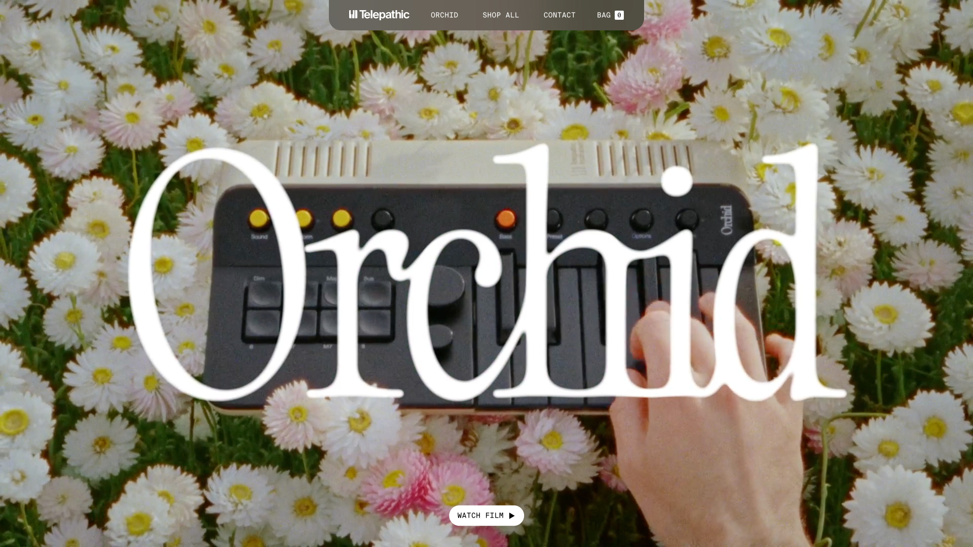 Telepathic Instruments - Landing Page Design | Lapa Ninja