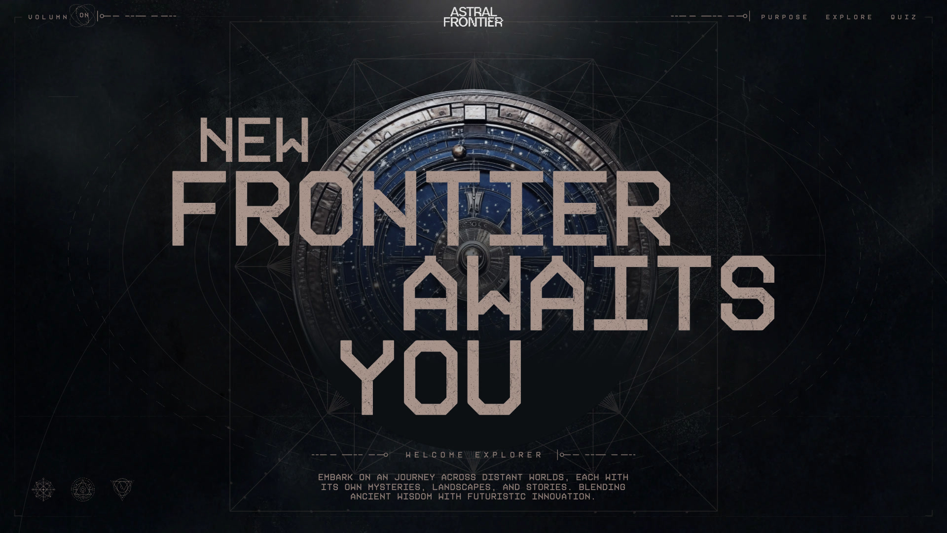 Astral Frontier - Website Showcase | Lapa Ninja
