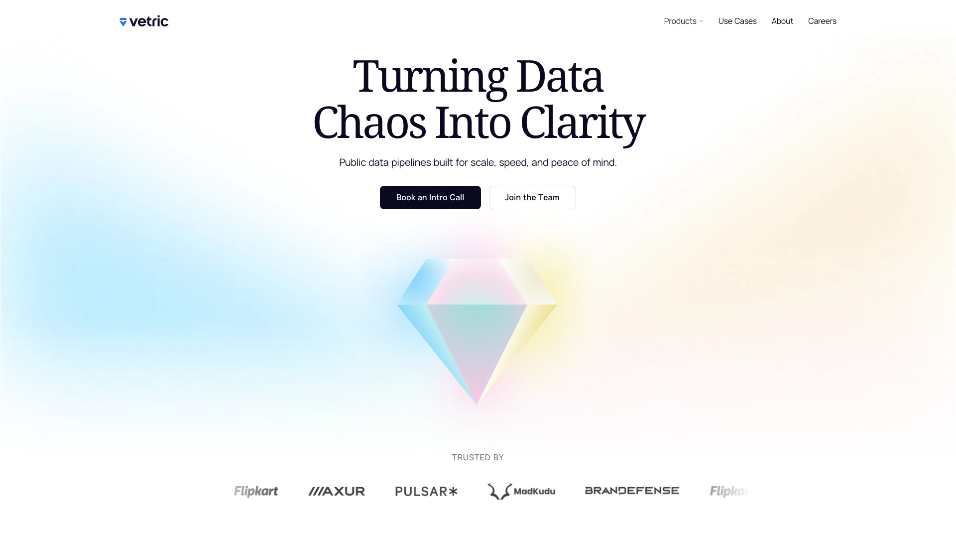 Vetric - Landing Page Design | Lapa Ninja